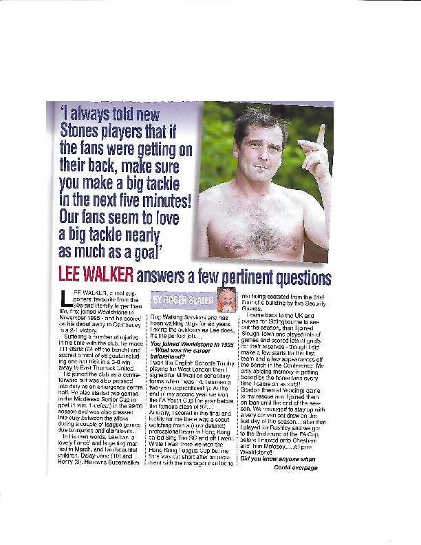 Wealdstone FC History » Interview_Lee_Walker